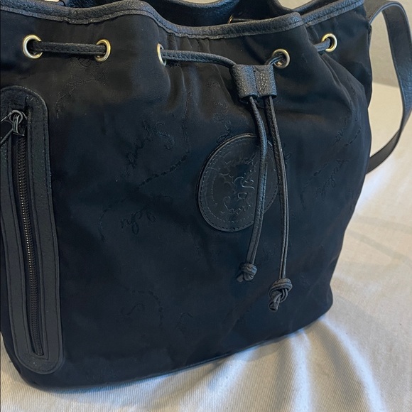 Carlos Falchi | Bags | Carlos Falchi Sport Drawstring Shoulder Bag Euc ...